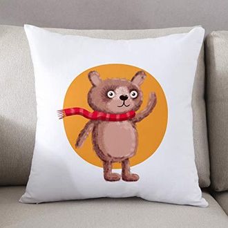 Bonamaison Le Jardin du Lin Zierkissenhüllen, Mehrfarbig, 45x45