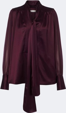 Joseph Bluse Paula aus Satin und Chiffon