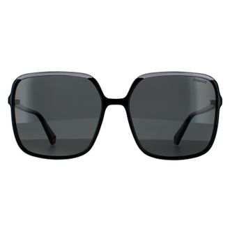 Polaroid Square Womens Schwarz Grau Polarisiert 90041091