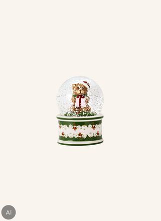 Villeroy & Boch Schneekugel, B&auml;r Christmas Toys weiss
