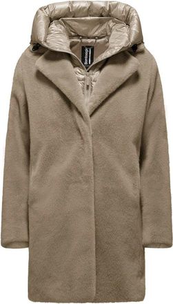 Bomboogie Femme, Manteaux, Beige, Taille: 44 FR Odessa Overcoat