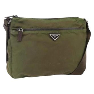 Prada Sac bandouli&egrave;re vintage Pre-owned - Femme - Pre-owned - Vert - Taille: ONE Size