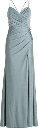 Vera Mont Damen Abendkleid im Glitzer-Look 40, Blue/Silver
