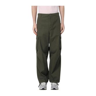 Carhartt Work in Progress Homme, Pantalons, Vert, Taille: W34 Pantalon Cargo Loose Fit &agrave; Poches Multiples