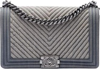 Chanel Pre-owned Boy Flap - Femme - Pre-owned - Bleu - Taille: ONE Size