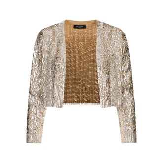Dsquared2 Femme, Pulls, Gris, Taille: 36 FR Cardigans
