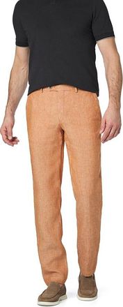 Hiltl Herren Hose orange Leinen