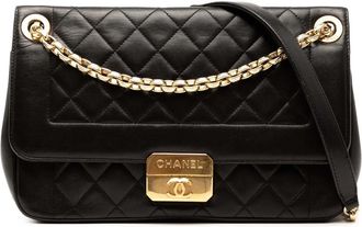 Chanel Hobo Bags - Large Lambskin Chic With Me Flap - Gr. unisize - in Schwarz - für Damen
