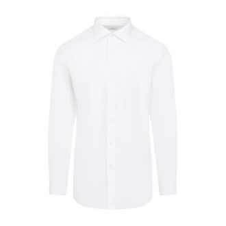 Brioni Wei&szlig;es Baumwollhemd Elegantes Design - - Shirts - Herren - Wei&szlig; - 3XL
