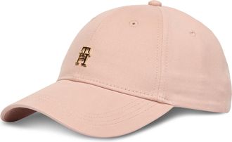 Tommy Hilfiger Cap Tommy Hilfiger Th Elevated Chic Cap AW0AW17631 Rosa
