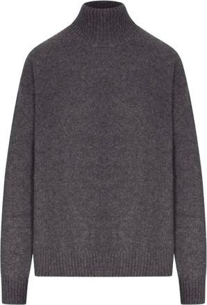 Max Mara Col roul&eacute; Smmnocino - Femme - Pulls - Gris - Taille: 40 FR
