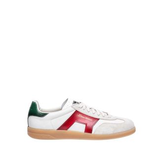 Santoni Olympic Sneaker Wei&szlig;/Rot - - Shoes - Herren - Wei&szlig; - 45 EU