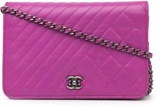 Chanel Hobo Bags - Lambskin Coco Boy Wallet On Chain - Gr. unisize - in Orange - f&uuml;r Damen