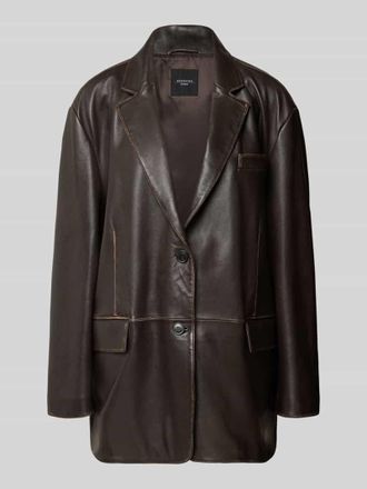 Max Mara Oversized Lederjacke aus echtem Lammleder Modell PILA