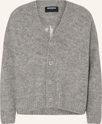 Worst Behavior Wrstbhvr Strickjacke Enci Mit Alpaka grau