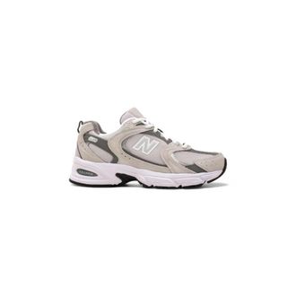New Balance Casual Sneakers mit Wildleder Eins&auml;tzen - - Shoes - Herren - Grau - 44 1/2 EU