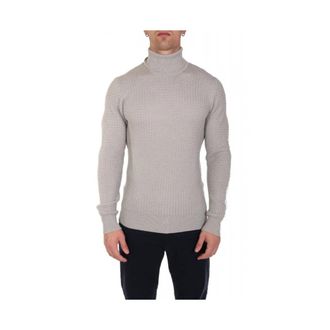 Gran Sasso Merino Wool Extrafine Turtle Pullover - - Knitwear - Herren - Grau - L