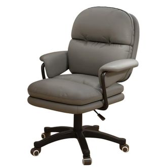 Generic Ergonomischer Drehstuhl mit H&ouml;henverstellung, Kleiner Schreibtischstuhl f&uuml;r B&uuml;ro, Zuhause, Schminktisch, Schlafzimmer, gepolsterter Sitz mit schwarzen