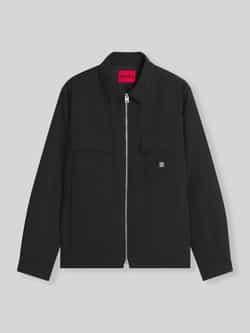HUGO BOSS Bomberjacke Modell Edontos mit Logo-Patch