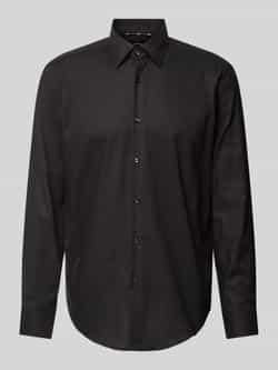 HUGO BOSS Regular Fit Business-Hemd mit Knopfleiste