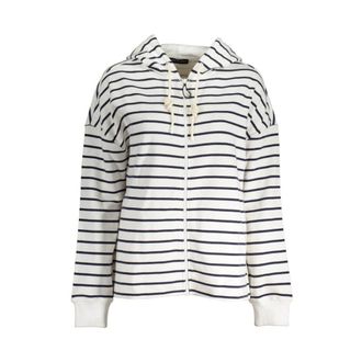 North Sails Wei&szlig;e Baumwoll Damen Pullover Hoodie - - Sweatshirts & Hoodies - Damen - Wei&szlig; - XS