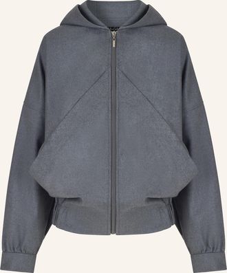 Helene Galwas Blouson Jacke Mit Kapuze Luna grau