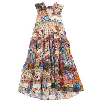 5 Progress Femme, Robes, Multicolore, Taille: 40 FR 16010 Flower Lover Maxi Dress
