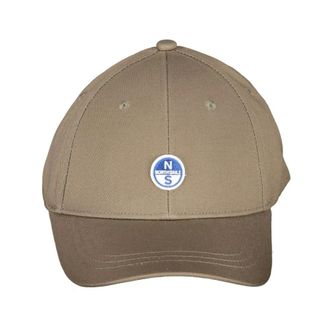 North Sails Homme, Accessoires, Vert, Taille: ONE Size Casquette Visi&egrave;re en Coton Vert avec Logo