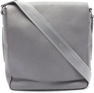 Louis Vuitton Pre-owned Miro Taiga Leather Shoulder Bag - Homme - Pre-owned - Gris - Taille: ONE Size