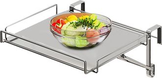 Generic Handtuchhalter &uuml;ber Schrankt&uuml;r, faltbar, aus Edelstahl, verstellbar, tragbar, kompakt, platzsparend, f&uuml;r Badezimmer, Schlafzimmer, Arbeitsplatte Zuhau