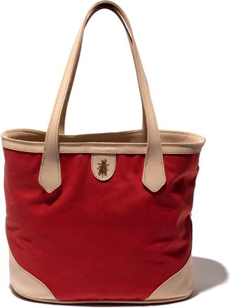 FLY London Fly London Damen Gulf756fly Modische Tasche, Rot/Natur