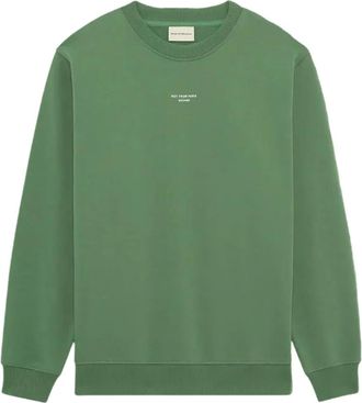 Dr&ocirc;le de Monsieur sweat &agrave; d&eacute;tail de slogan - Vert