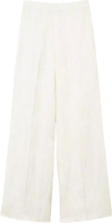Twinset Femme, Pantalons, Blanc, Taille: 44 FR Pantalons &Eacute;l&eacute;gants pour Femmes