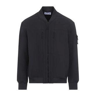 Stone Island Bomber Jacket - Homme - Vestes - Noir - Taille: L