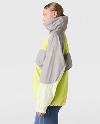 Stella McCartney TrueNature Half-Zip Jacket, Woman, Bahia Glow Green/Dove Grey, Size: XS