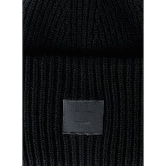 Acne Studios Bonnet en laine m&eacute;lang&eacute;e