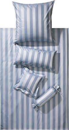 Curt Bauer Como 2044 Mako-Brokat-Damast Bettw&auml;sche 135x200 + 1x 80x80 - 1048 ozean