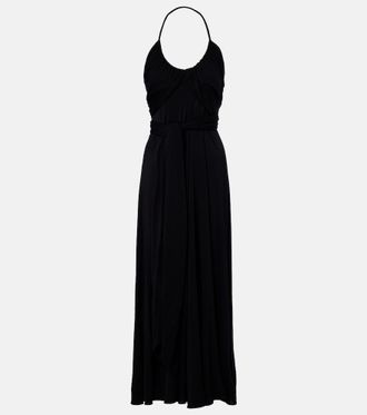 Alaia Ala&iuml;a Robe longue en jersey