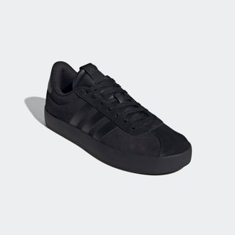 adidas Sneaker ADIDAS SPORTSWEAR VL COURT 3.0, Herren, Gr. 42,5, schwarz (core schwarz, core schwarz, core schwarz), Leder, Synthetik, Schuhe Sneaker, inspir