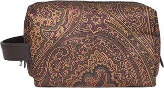 Etro Petite trousse de toilette Arnica - Homme - Sacs - Brun - Taille: ONE Size