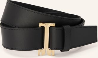 Victoria Beckham Lederg&uuml;rtel Tuxedo schwarz