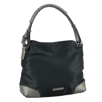 Burberry Pre-owned Nylon sacs-main - Femme - Pre-owned - Noir - Taille: ONE Size
