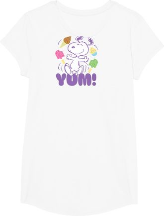 Peanuts Yum Snoopy Eiscreme T-Shirt