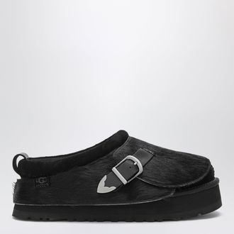 UGG Tazz Western Mokassins aus schwarzem Ponyhaar