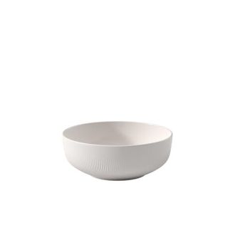 Villeroy & Boch Saladier Afina en porcelaine premium, petit bol pour servir, fabriqué en Allemagne, compatible lave-vaisselle et micro-ondes, empilable, blanc