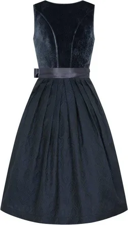 N&uuml;bler Trachtenkleid Midi Dirndl Korinna in Eisblau von N&uuml;bler - Rockl&auml;nge 60 cm