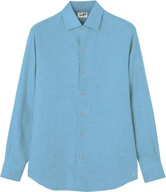 MC2 Saint Barth Homme, Chemises, Bleu, Taille: XL Raphael Linen Shirt