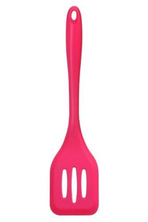 Premier Zing Slotted Turner, Hot Pink Silicone