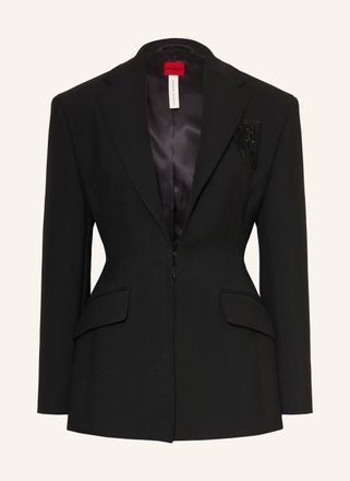 HUGO BOSS Hugo Blazer Amarille Mit Schmucksteinen schwarz