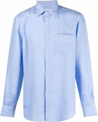 Aspesi Homme, Chemises, Bleu, Taille: 5XL Casual Shirt